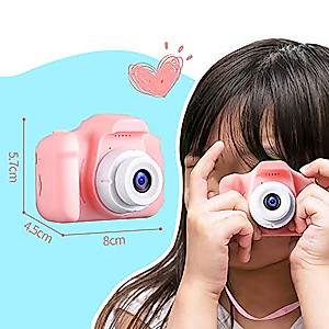 Leyeet Digital Camera 2. 0Inch HD 1080P Dual Lens Children Digital Camera Video Recorder Christmas Birthday Gifts