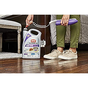 Ortho Home Defense Max Bed Bug, Flea and Tick Killer - With Ready-to-Use Comfort Wand, Kills Bed Bugs and Bed Bug Eggs, Bed Bug Spray , 1 gal.
