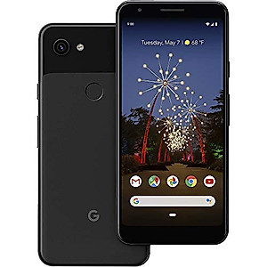 Google Pixel 3A XL (64GB, 4GB) 6.0" Display GSM/CDMA Unlocked (AT&T/T-Mobile/Verizon/Sprint) 4G LTE International Model (Just Black)