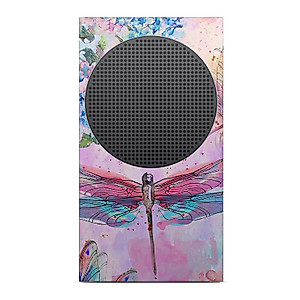 Head Case Designs Officially Licensed Jena DellaGrottaglia Dragonflies Animals Vinyl Sticker Gaming Skin Decal Cover Compatible With Xbox Series S Console