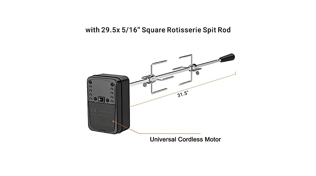 only fire Santa-maria Style Grill Rotisserie System Adjustable Cooking ...