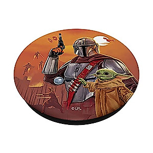 Star Wars: The Mandalorian & Grogu Space Western Exclusive PopSockets PopGrip: Swappable Grip for Phones & Tablets