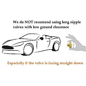 Fumoto F106N FN-Series Drain Valve with Long Nipple with Lever Clip