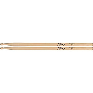 On-Stage Wood Tip Maple Wood 5A Drumsticks 24-Pairs