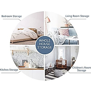 ZHFEISY Drawer Cabinet Plastic 6 Drawers Dresser Closet Organizer with Wheels Rolling Storage Dresser Cabinet 66lbs Load-Bearing Capacity for Clothes Playroom Bedroom