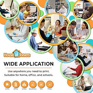 Houseoftoners Remanufactured for HP 62XL Ink Cartridge High Yield Replacement for HP 62XL ENVY (5540, 5545, 5549, 5644, 5663, 7644, 5640, 5646, 5664, 7645, 5542, 5547, 5642, 5660, 5665) (1 Color)