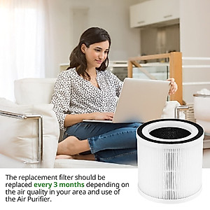 2 Pack BREEVA A1 Filter Replacement Compatible with TCL BREEVA A1/A1W Air Purifiers, Replacement part # Breeva A1F【Not Fit for TCL Breeva A1C/A2/A3/A5 Air Purifiers】