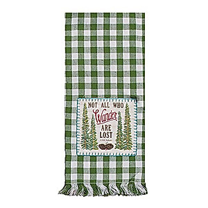 Kay Dee Designs Scenic Route Tea Towel, Green