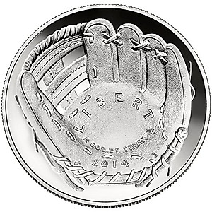 2014 P Modern Commemorative Baseball Hall Of Fame Proof, with OGP $1 US Mint