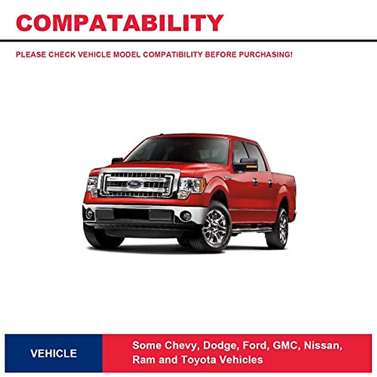 VASTAUTO 56070 7-Foot 7-Pin Trailer Wiring Harness Extension with Connector for Vehicle-Side Truck Bed,Fit for Chevy Dodge Ram GMC Ford Toyota Nissan