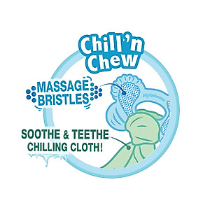 Nylabone Freezer Puppy Chew Toy - Puppy Chew Toy for Teething - Puppy Supplies - Peanut Butter Flavor, Small (1 Count)