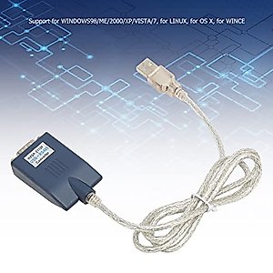 Naroote USB to RS485 Adapter, Practical Plug and Play USB2.0 to RS485 Serial Adapter with 6 Position Terminal Board for Laptop