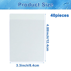 BMIROAMDFE 40 Count Pocket Boutonniere Sleeve Plastic Square Holders for Pocket Boutonnieres,NOT INCLUDED FLOWERS