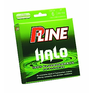 P-Line Halo Co-Fluoride Fluorocarbon Mist Green Fishing Line (200-Yard, 20-Pound)
