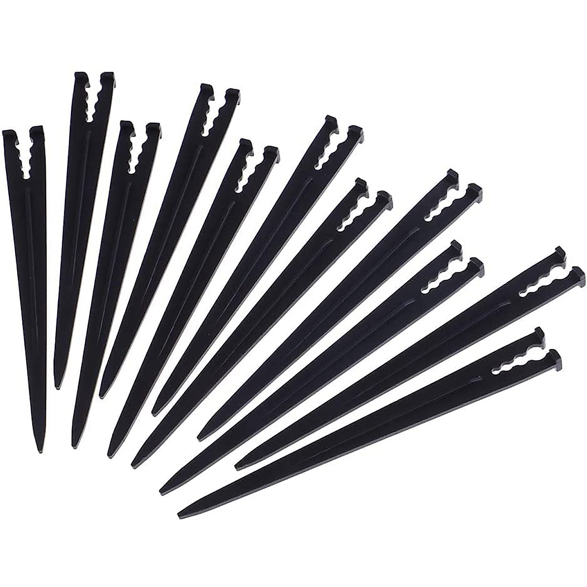500 Pcs Plastic Irrigation Drip Support Stakes for 1/4-Inch Tubing Hose 4/7 or 3/5 Irrigation Hose Holder&Emitters/Drip Irrigation Kits/Garden Tools for Vegetable Gardens Flower Beds Herbs Garden