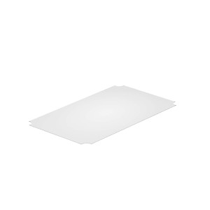 Thirteen Chefs Industrial Shelf Liners 36 x 14 Inch, 5 Pack Set for Wired Shelving Racks, Clear Polypropylene