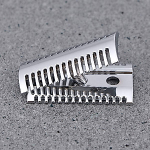 Lurrose Razor Head Replacement Manual Double Edge Razor Safety Shaving Head without Blade