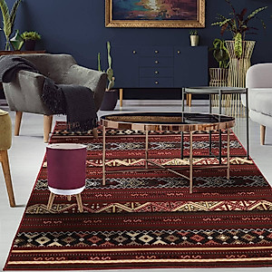 CAKOJV188 Round Trash Can with Press Lid Real Leather Color Burgundy Texture Made from Cow Skin Small Garbage Can Trash Bin Dog-Proof Trash Can Wooden Legs Waste Bin Wastebasket 7L/1.8 Gallon