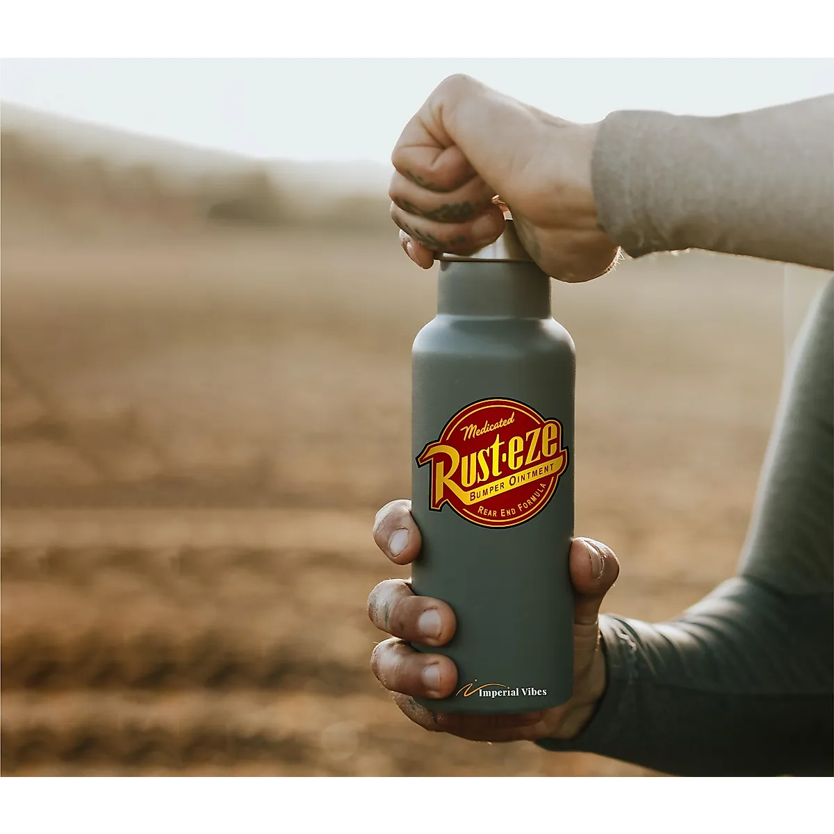 IMPERIAL VIBES – Rust-Eze Sticker – Vinyl Decal for Car, Truck, and Van – Removable Indoor and Outdoor Use for Laptop Sticker – Waterproof Decal for Window and Waterbottle – Pack of 2 Imp 46