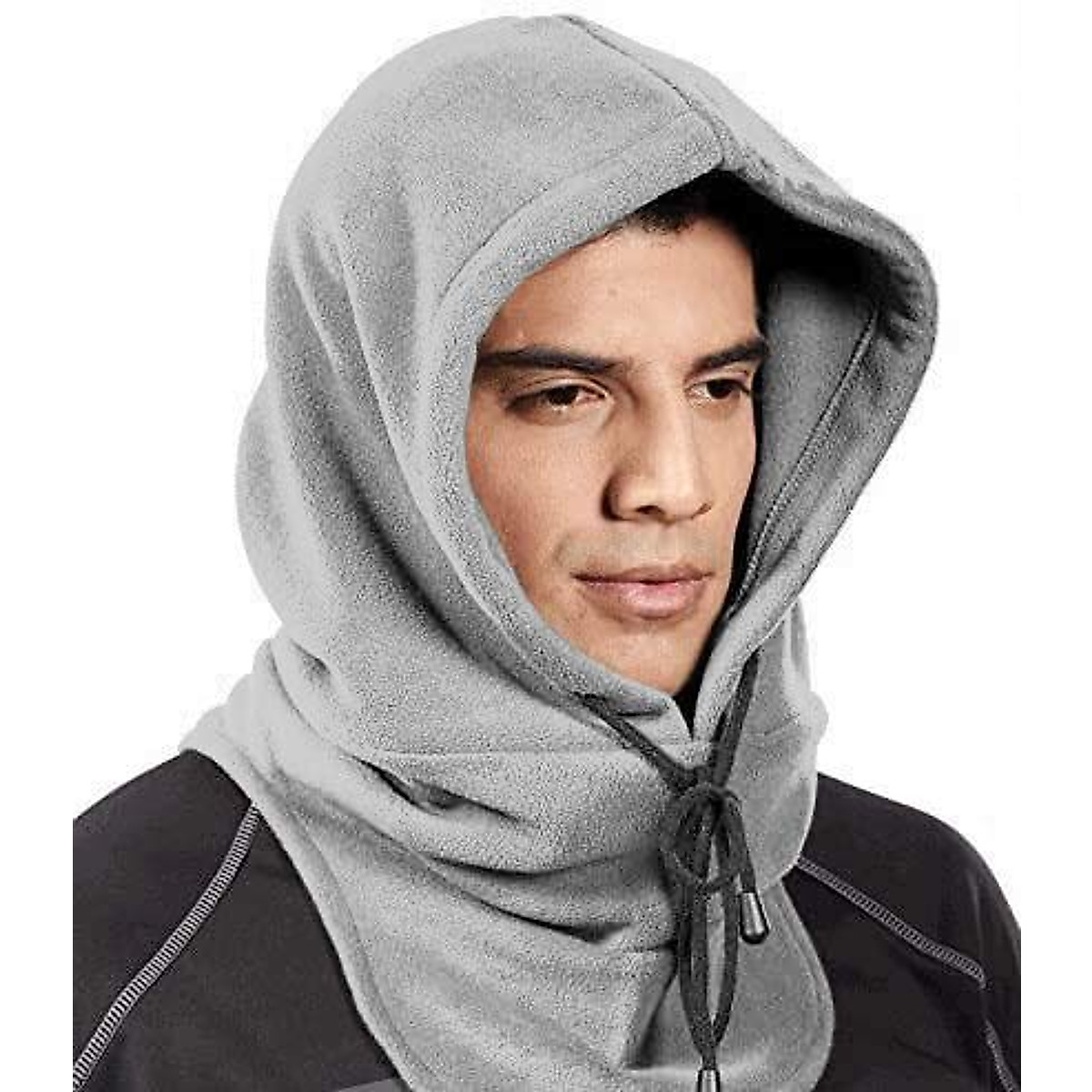 Super Z Outlet Balaclava Heavyweight Fleece Cold Weather Face Neck Mask (Light Gray)
