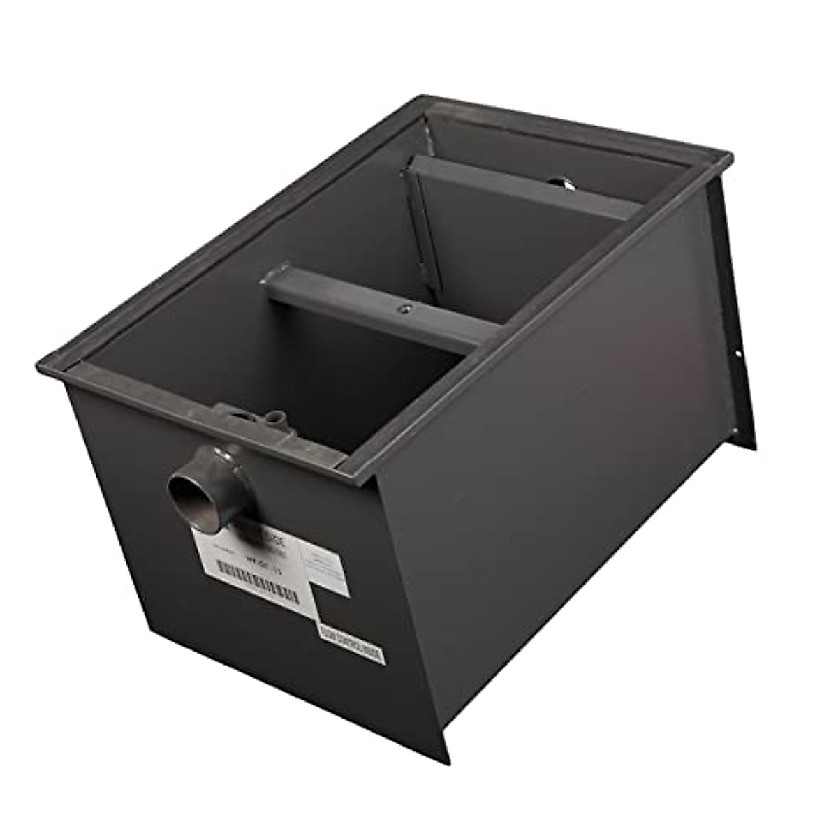 Wentworth 30 Pound Commercial Grease Trap Interceptor for Restaurant Under Sink Kitchen, 15 GPM, WP-GT-15