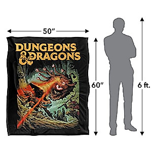 Dungeons and Dragons Beholder Strike Silky Touch Super Soft Throw Blanket 50" x 60"