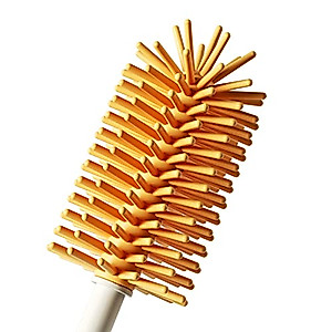 Bebamour Baby Bottle Brush Cleaning Set Long Handle Water Bottles Cleaner for Baby Bottles, Sports Bottle, Vase, Glassware 4 in 1 Cleaner Brushes Kit (Light Green)