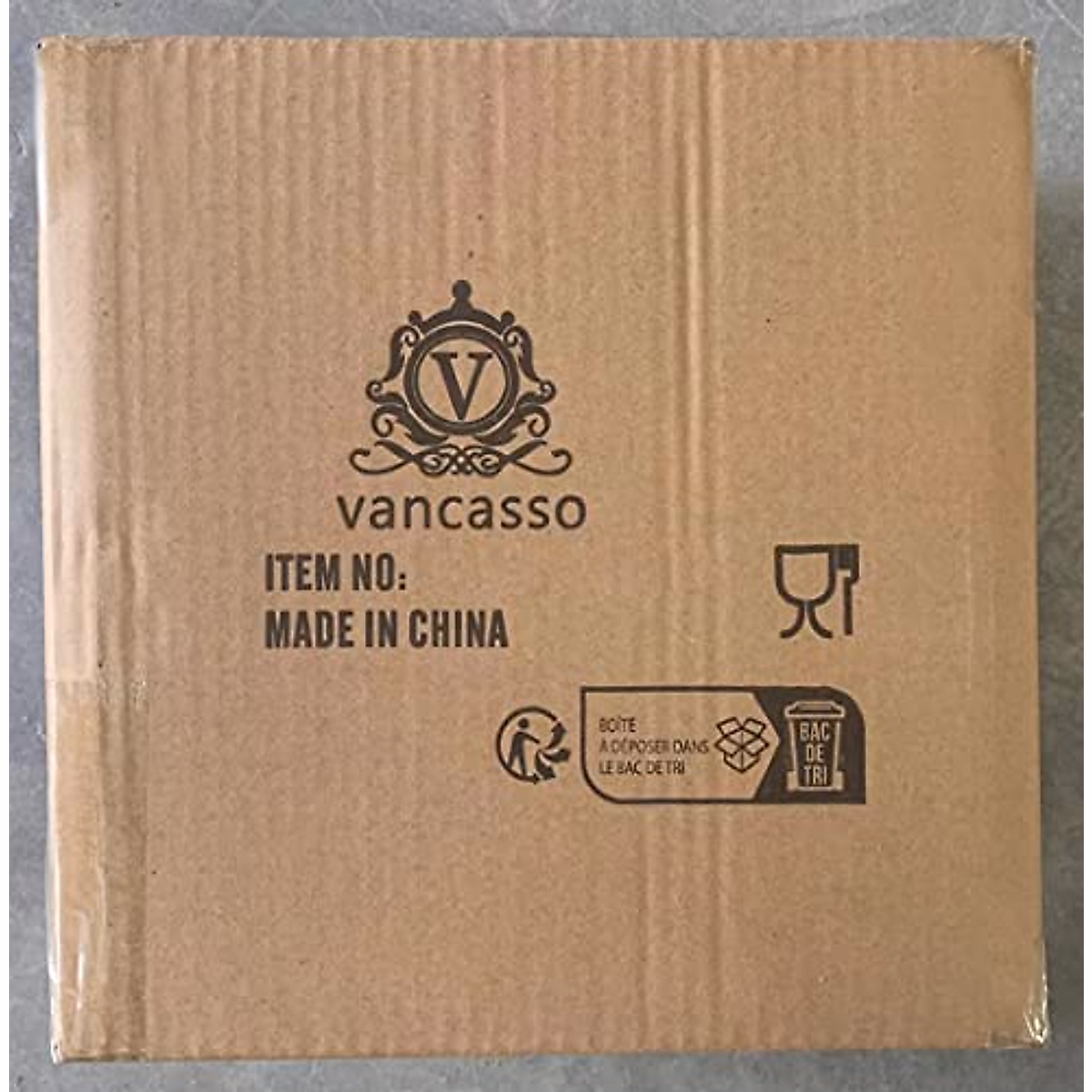 vancasso Bonita Cereal Bowls Set of 6, 24 Oz Ceramic Bowls for Kitchen, Dishwasher & Microwave Safe Bowls for Soup, Cereal, Dessert, Fruit, Blue Colored Bowl Set