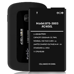 SHENMZ BTE-3003 Battery, (Upgraded) 3300mAh High Capacity Replacement Battery for Verizon Orbic Speed Mobile Hotspot RC400L BTE-3003
