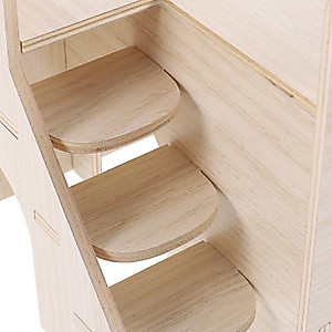 POPETPOP Toys Guinea Pig Toys pet Hamster Hamster Hideout hut Chinchilla Small Animals Ladder Guinea Hideaway Ladder Wooden nest Hamster nest Small House pet Supplies Seesaw