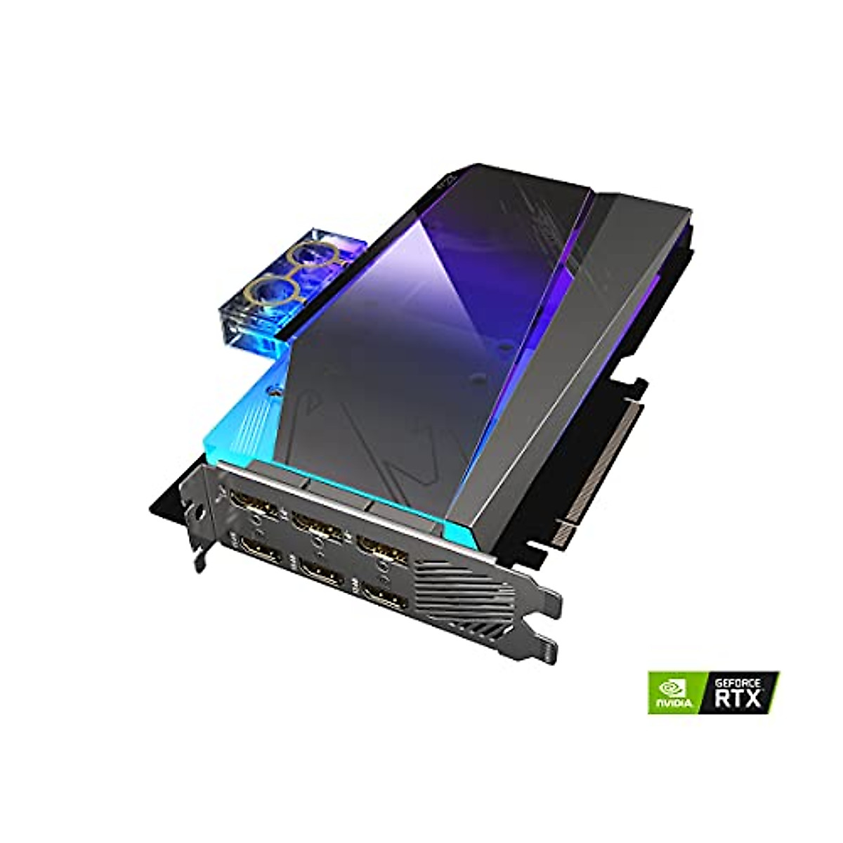 GIGABYTE AORUS GeForce RTX 3080 Ti Xtreme WATERFORCE WB 12G Graphics Card, Waterforce Water Block Cooling System, 12GB 384-bit GDDR6X, GV-N308TAORUSX WB-12GD Video Card