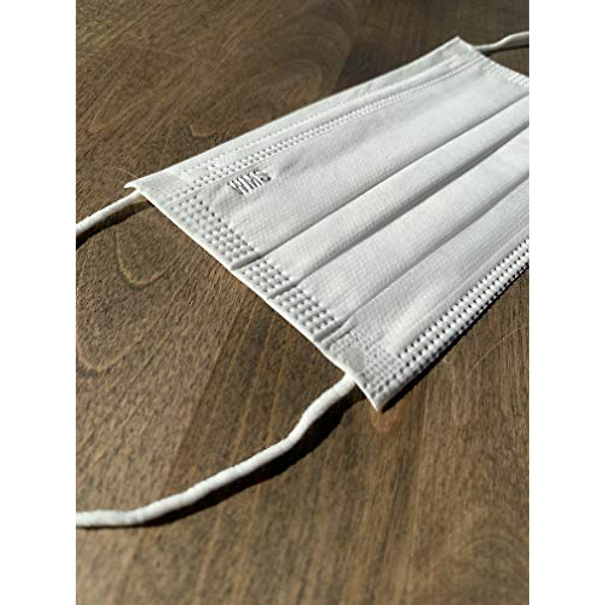 WMS 4-Layer Face Masks, Wisconsin Medical Supplies, MADE IN USA, 1 Pack (50 Masks) White