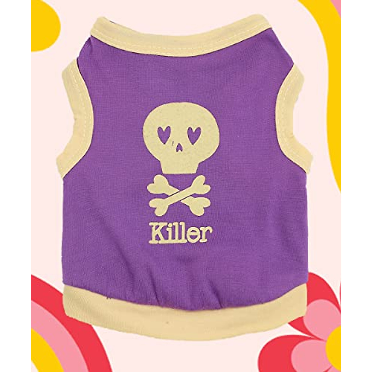 6 Packs Girl Dog Clothes Small Puppy Dog Shirts for Small Dogs Girls Chihuahua Clothes Yorkie T Shirt Female Dog Clothes