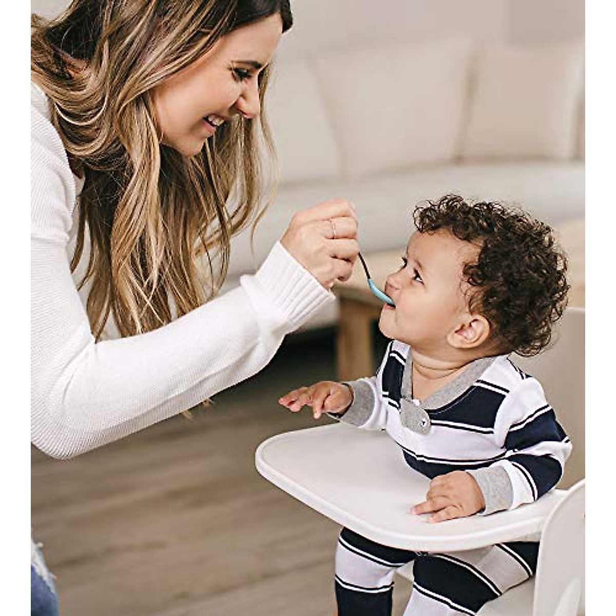 Burt's Bees Baby baby boys Play Pjs, 100% Organic Cotton One-piece Romper Jumpsuit Zip Front Pajamas and Toddler Sleepers, Navy Rugby Stripe, 6 Months US