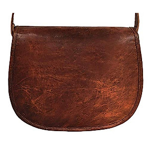 VC 14 Inch Leather crossbody bags Purse Women Shoulder Bag Satchel Ladies Tote Travel Purse full grain Leather