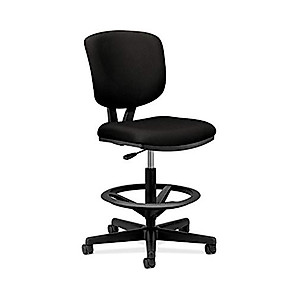 HON Volt Armless Task Chair, Stool, Black