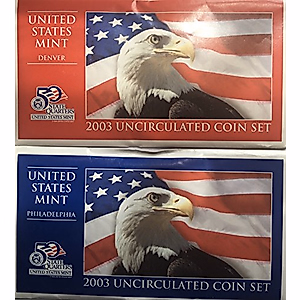 2003 P D US Mint set 20 Coins Comes in Original US mint packaging Uncirculated