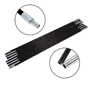 Fiberglass Tent Pole, 1 Sets Outdoor Camping Double Tent Pole Support Frames Kit Tent Replacement Poles Replacement Tent Poles Fiberglass Tent Poles Replacement Fiberglass Tent Pole Replacement