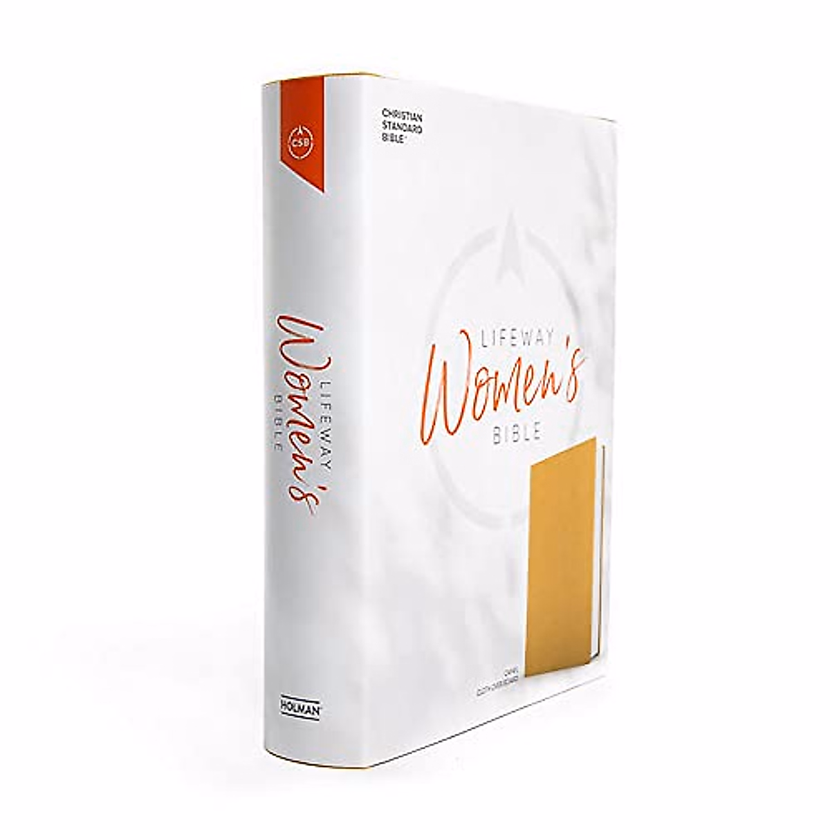 CSB Lifeway Women's Bible, Camel Cloth Over Board, Black Letter, Single-Column, Wide-Margins, Devotions, Articles, Word Studies, Character Profiles, Easy-to-Read Bible Serif Type