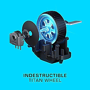 ROCCAT Kain 200 Wireless PC Gaming Mouse, AIMO RGB Backlit Lighting, Owl-Eye Optical Sensor, Ergonomic Mouse Feel, 5 Side Buttons, Adjustable Up to 16,000 DPI, Up to 50 Hour Battery Life, Black