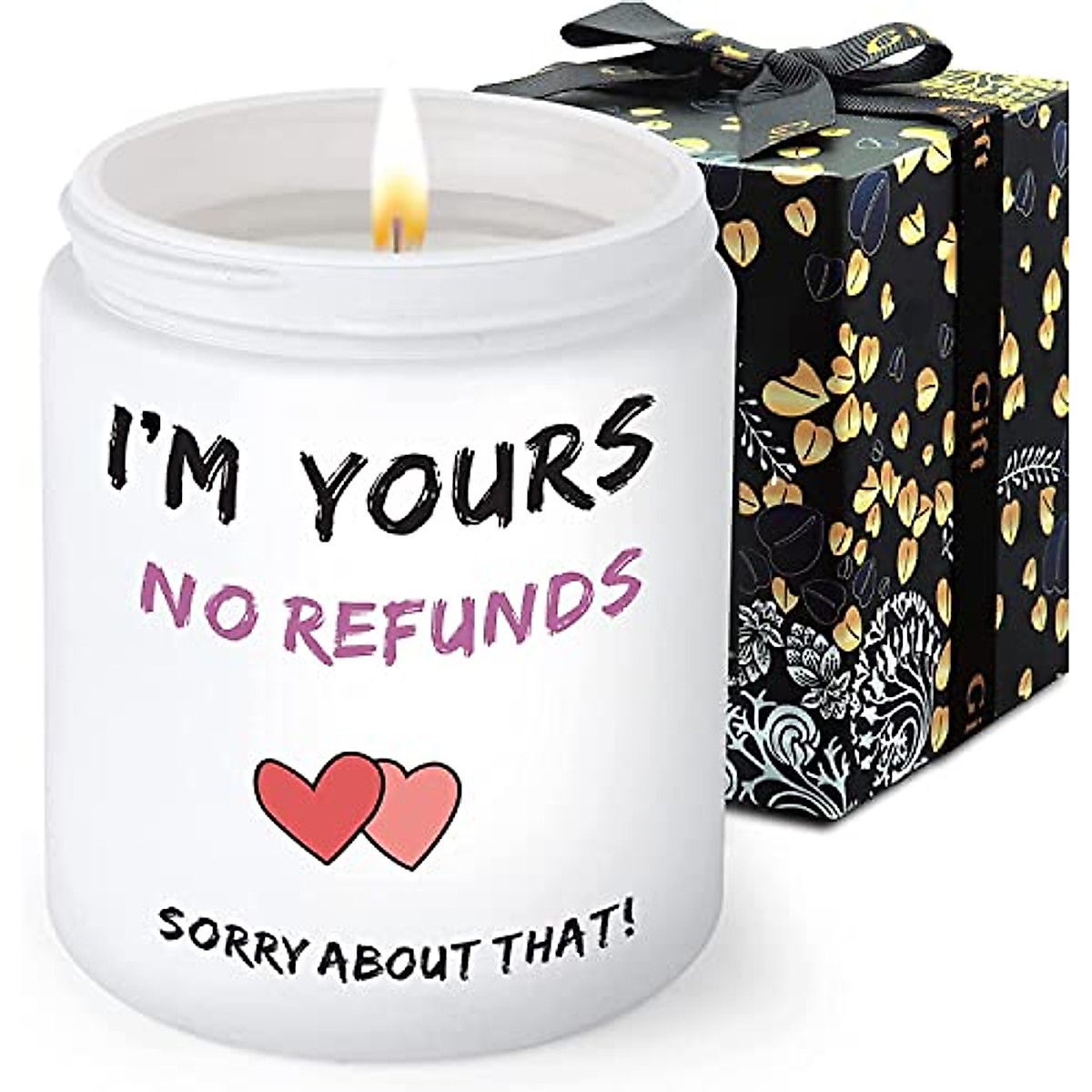 Lavender Candle- Funny Gifts for Women Her, Romantic Birthday Gifts for Women Best Friends,Anniversary Birthday Mother's Day Christmas Gifts for Her,Him,Mom,BFF,Best Friends,Girlfriend,Couple, Sister