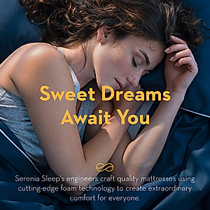 Serenia Sleep Cooling Mattress Pad Full Size, 12-Inch Quilted Plush Mattress - Cool Gel-Infused, Deep Pocket, & Extra Thick Memory Foam Mattress Pads with Breathable Cover for a Comfortable Sleep