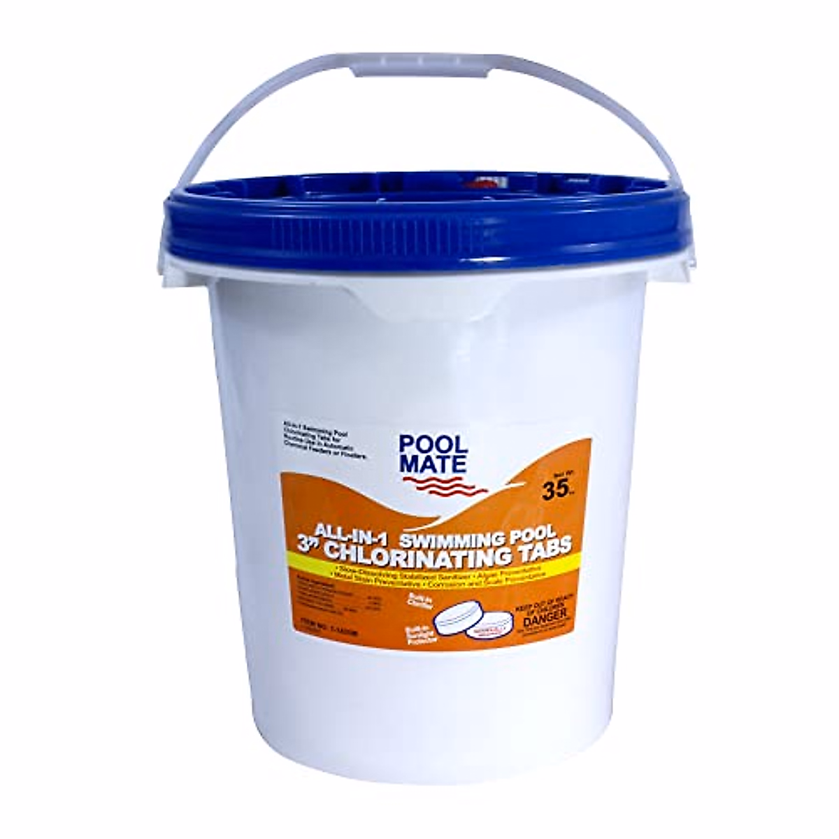 Pool Mate 1-1440M All-in-1 Swimming Pool 3-Inch Chlorine Tabs, 35-Pounds