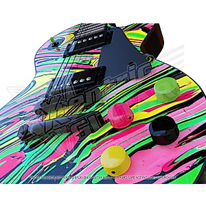 Xentric Guitars - Super Solid Series Resin Guitar Knobs (AllParts Concentric Knob, Yellow)