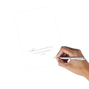 Hallmark Thomas Kinkade Boxed Christmas Cards Assortment, Snowy Houses (40 Cards with Envelopes and Foil Seals)