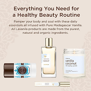 Lavanila - The Healthy Fragrance Clean and Natural, Vanilla Coconut Perfume Set (1.7 oz. + 0.34 oz.)