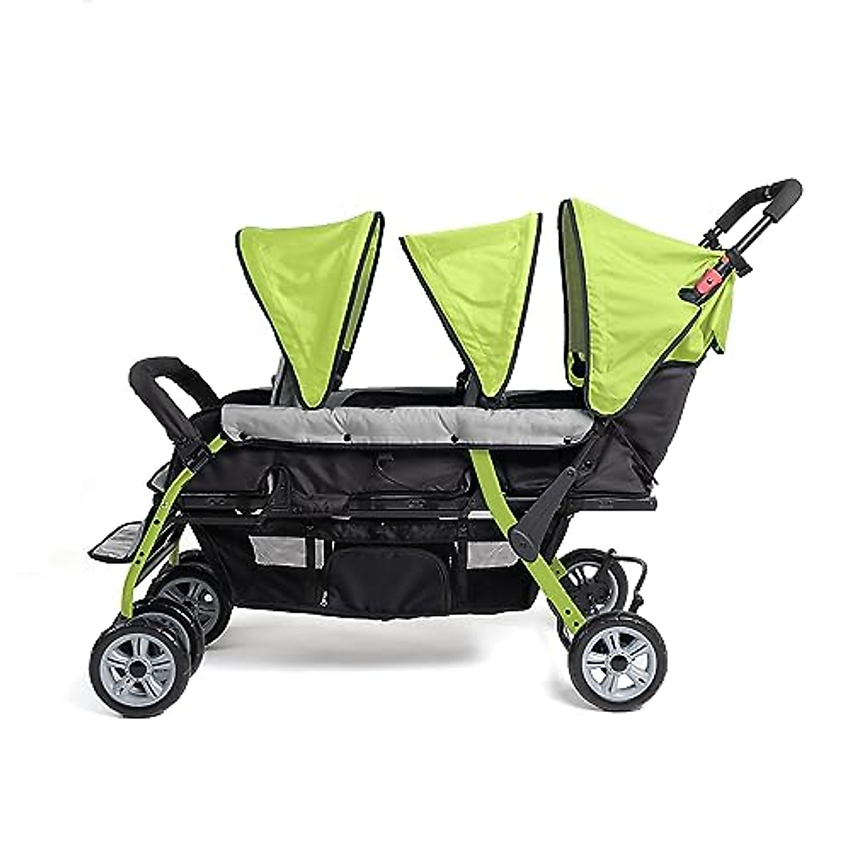 Foundations The Trio Sport Sport Triple Tandem Stroller, Lime