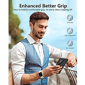 FNTCASE for Samsung Galaxy S22 Ultra Case: Dual Layer Shockproof Protective | Rugged Kickstand & Drop Proof TPU Bumper | Durable Belt-Clip Holster Full Body Protection Heavy Hard Cell Phone Cover 5G