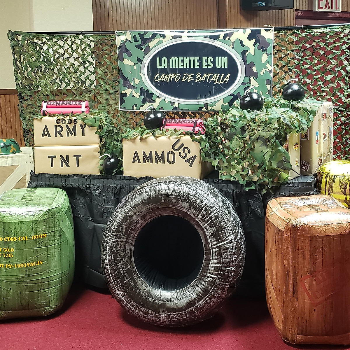 LOOGU Custom Woodland Camo Netting Camping Military Hunting Camouflage Net (150D Polyester, 7x26ft)