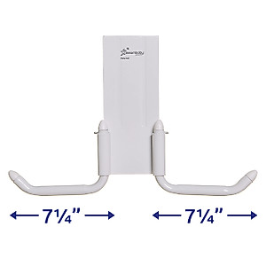 Dreambaby Strollerbuddy StrollAway Over The Door Baby Stroller Hanger – Heavy Duty Metal Hook Organizer with 50lbs Load Capacity – Model L256